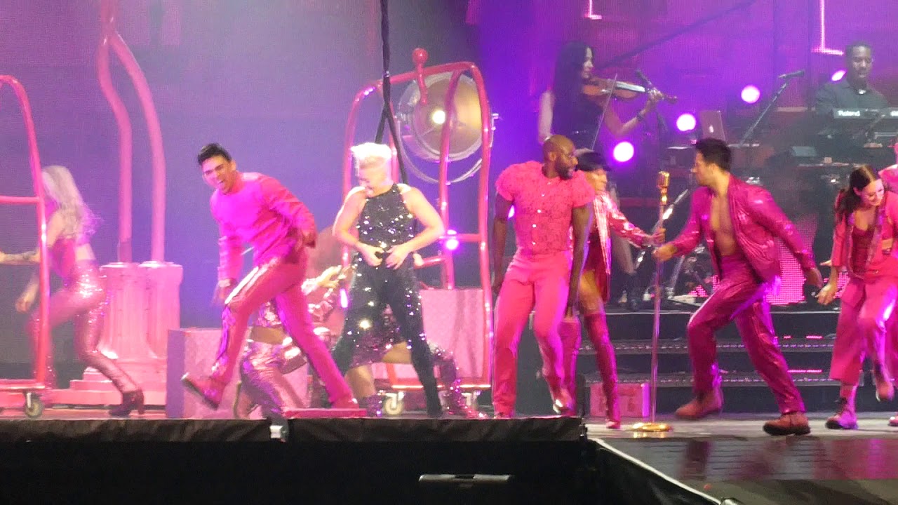Pink - Get the party started LIVE Beautiful Trauma Tour Amsterdam Arena ...
