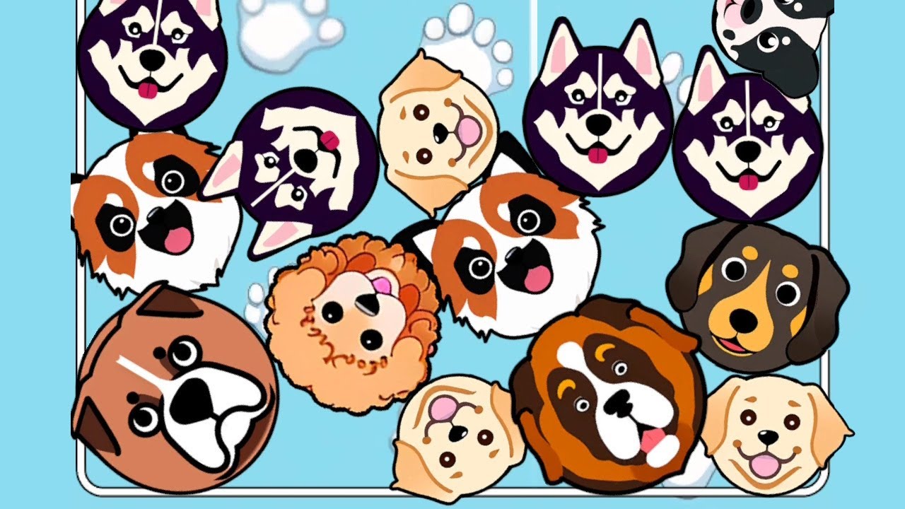 Falling Dogs Pet Merge - Watermelon Cats (Suika Cat Game0 Drop And ...