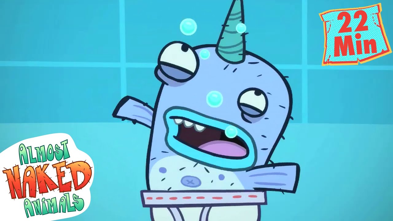 I Can't Swim! 😰 | Narwhal's Secret Splash! | Almost Naked Animals | 9 ...