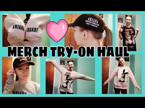 👗Dangerous Woman Tour Merch TRY ON Haul👗 | Sara Harlee