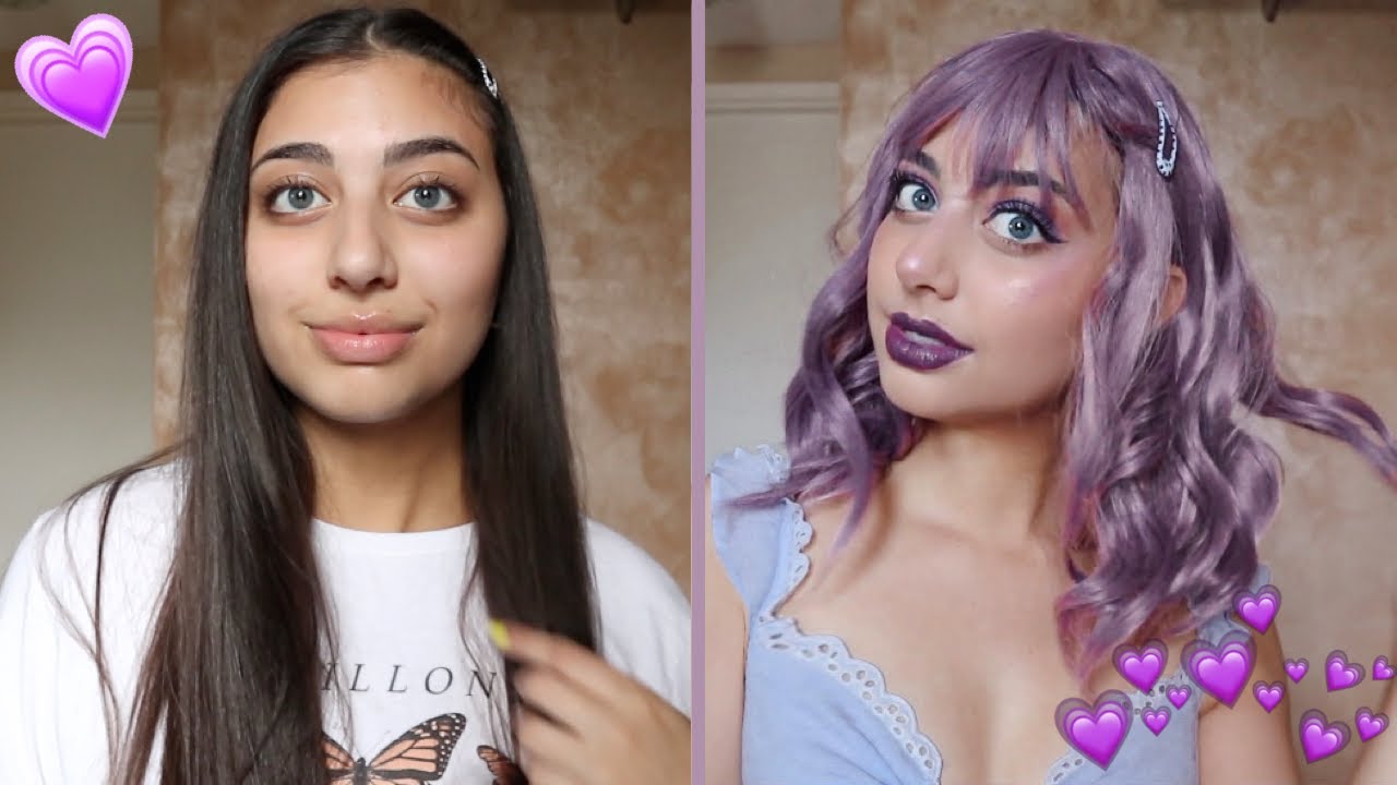 giving myself a PURPLE makeover - YouTube