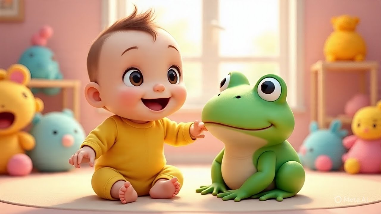 Ribbit Ribbit, Frog | Fun Animal Sound Poem for Kids - YouTube