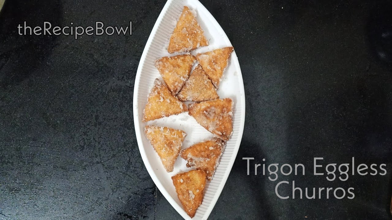 Trigon Eggless Churros- Snack Recipe- theRecipeBowl - YouTube