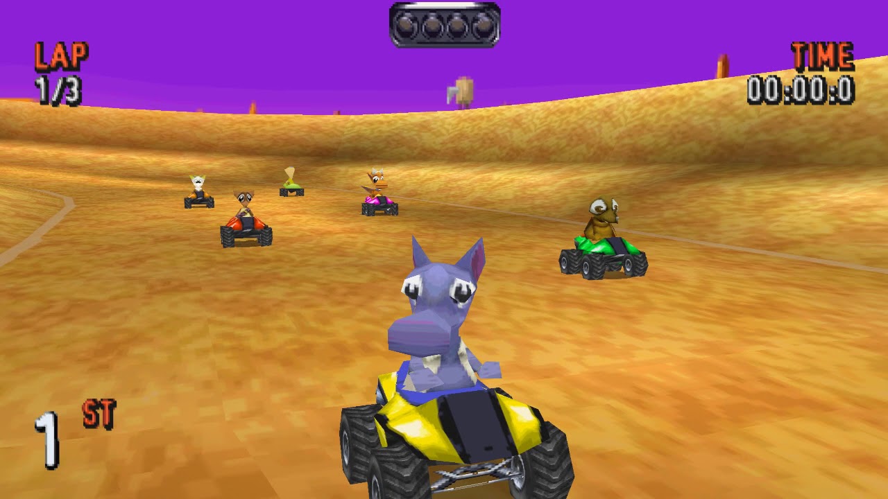 ATV Racers (PS1) walkthrough - Rock Cup - YouTube