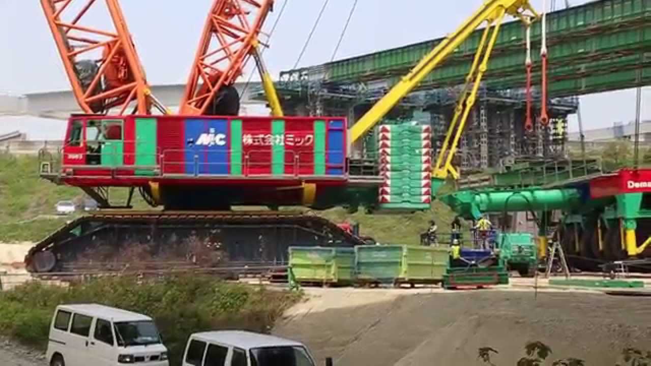 TEREX-DEMAG CC8800 Crawler Crane Part2 - YouTube