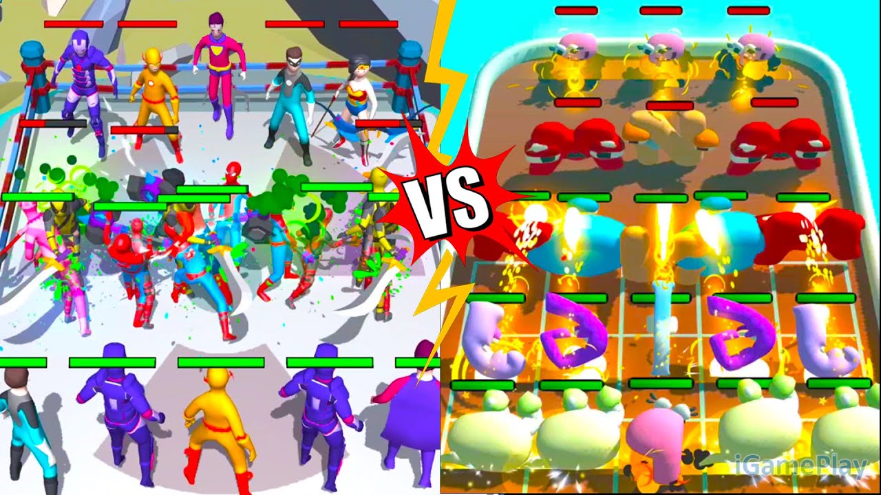 Merge Supper Hero vs Merge Alphabet Lore Run ⭐ Merge Battles ...