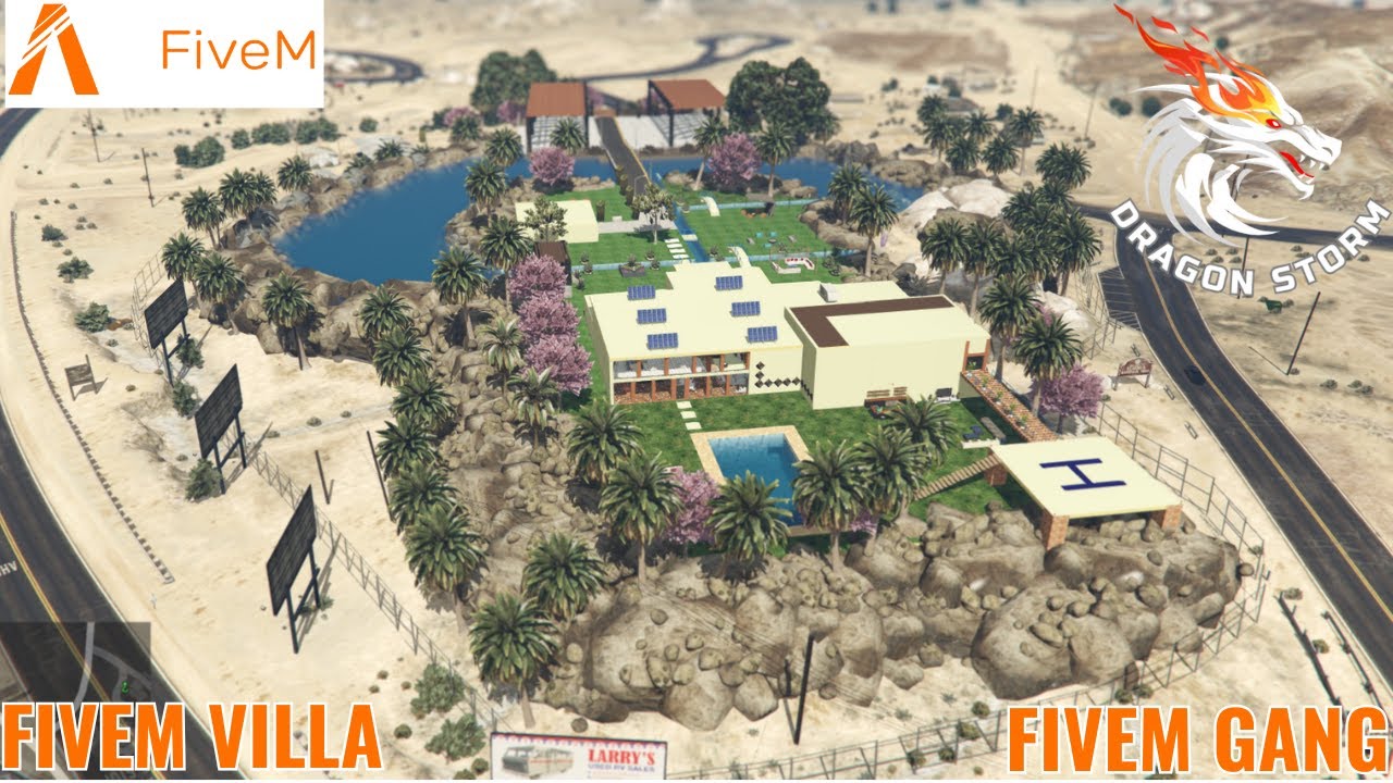 Fivem (Secret Rooms) Mafia Mansion MLO/Custom Fivem Villa / Fivem house ...
