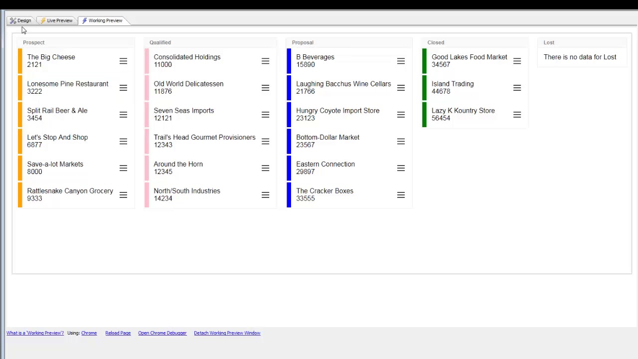 Adding Color Coding and Summary Values to a Kanban Layout - YouTube