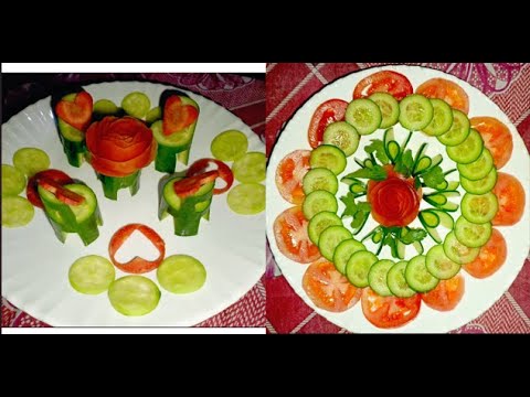 TWO EASY VEGETABLE DECORATION IDEAS VEGETABLE ARTS VEGS CARVING ...