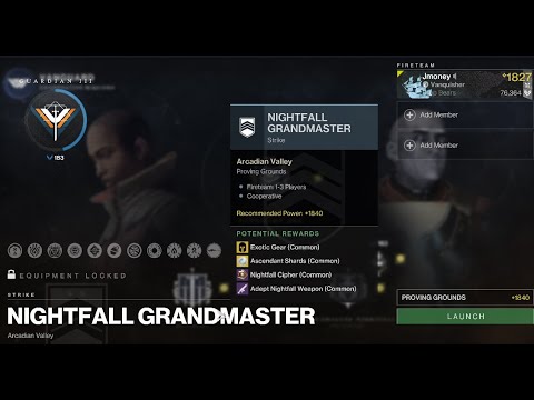 Grandmaster Nightfall – Proving Ground – Stasis Warlock w/Osmiomancy ...