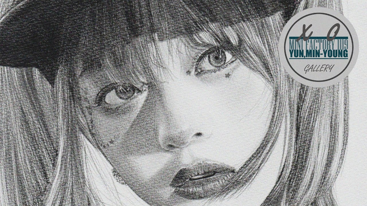 NewJeans 뉴진스 - 팜하니 'hanni' Realistic Portrait drawing - YouTube