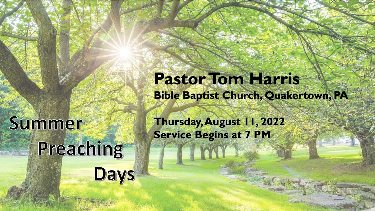 Pastor Tom Harris - YouTube