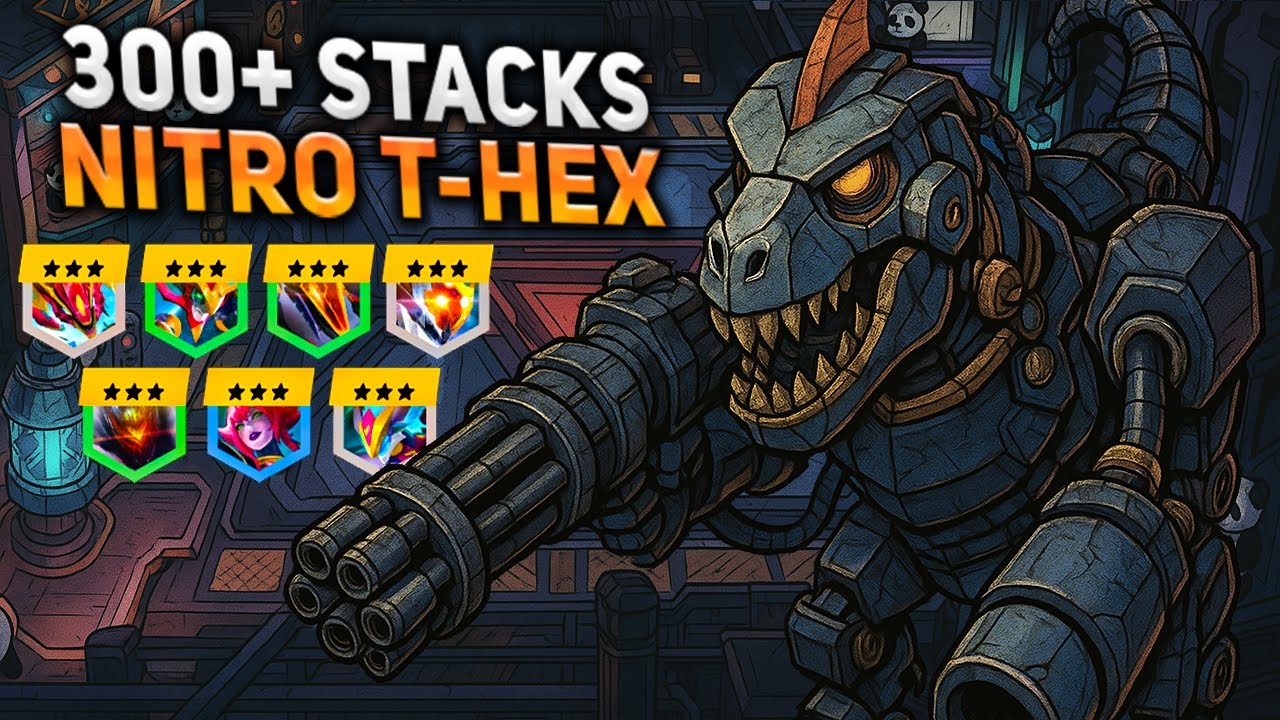 300+ Stacks T-Hex 3 Star Every Unit | TFT Ranked - YouTube