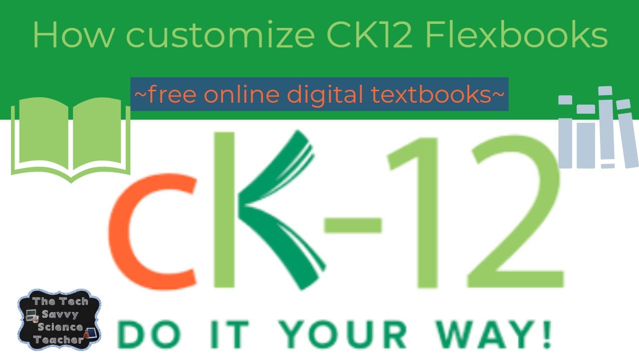 How to Customize your CK12 digital textbook - YouTube