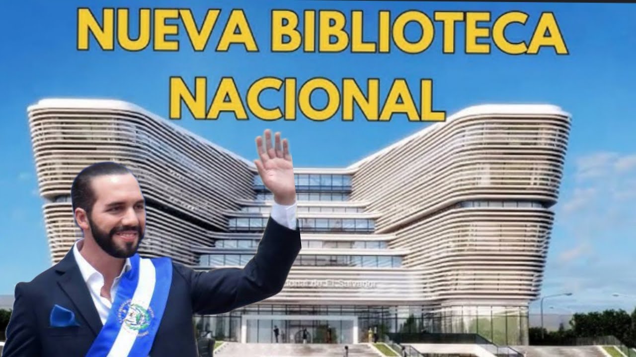 gran inauguración de la biblioteca nacional binaes el Salvador - YouTube