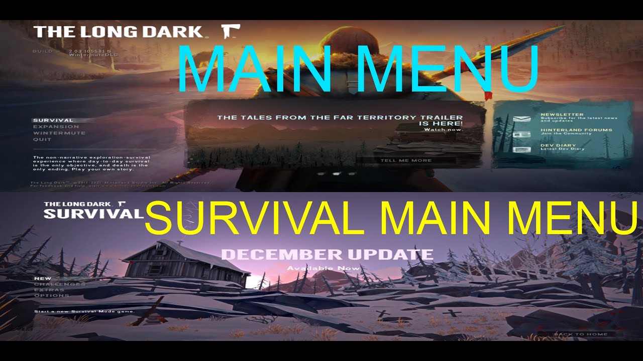 Main menu music (old) - The Long Dark (No Background Sound) - YouTube