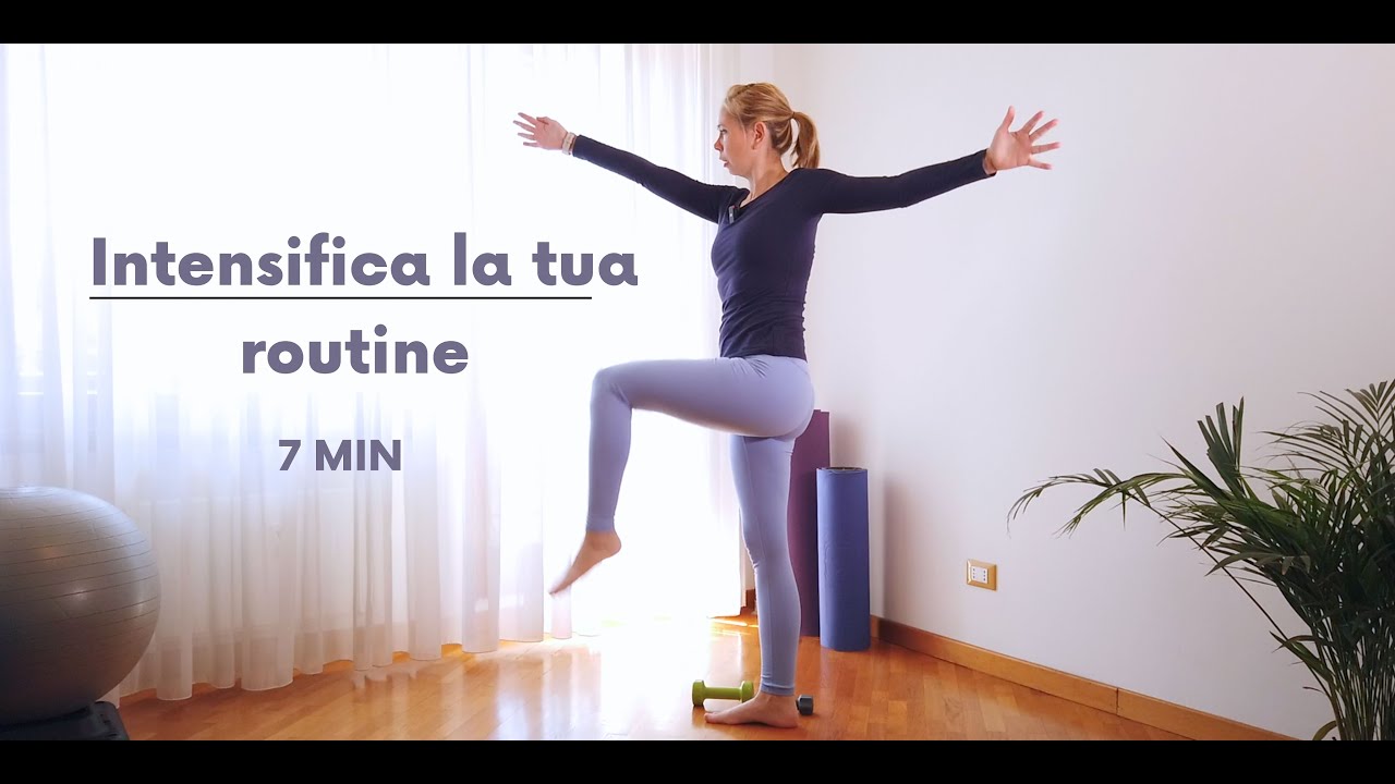 Pilates in piedi | Intensifica la tua routine | 7 MIN - YouTube