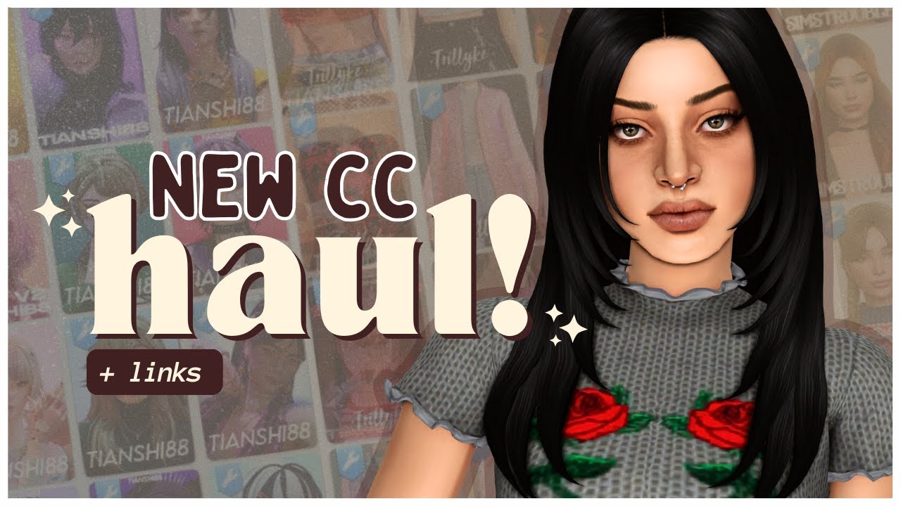 NEW CC finds!! (+ links) // the sims 4 custom content haul - YouTube