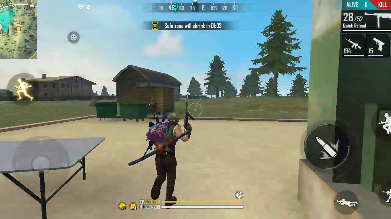 Free fire pro player playing - YouTube