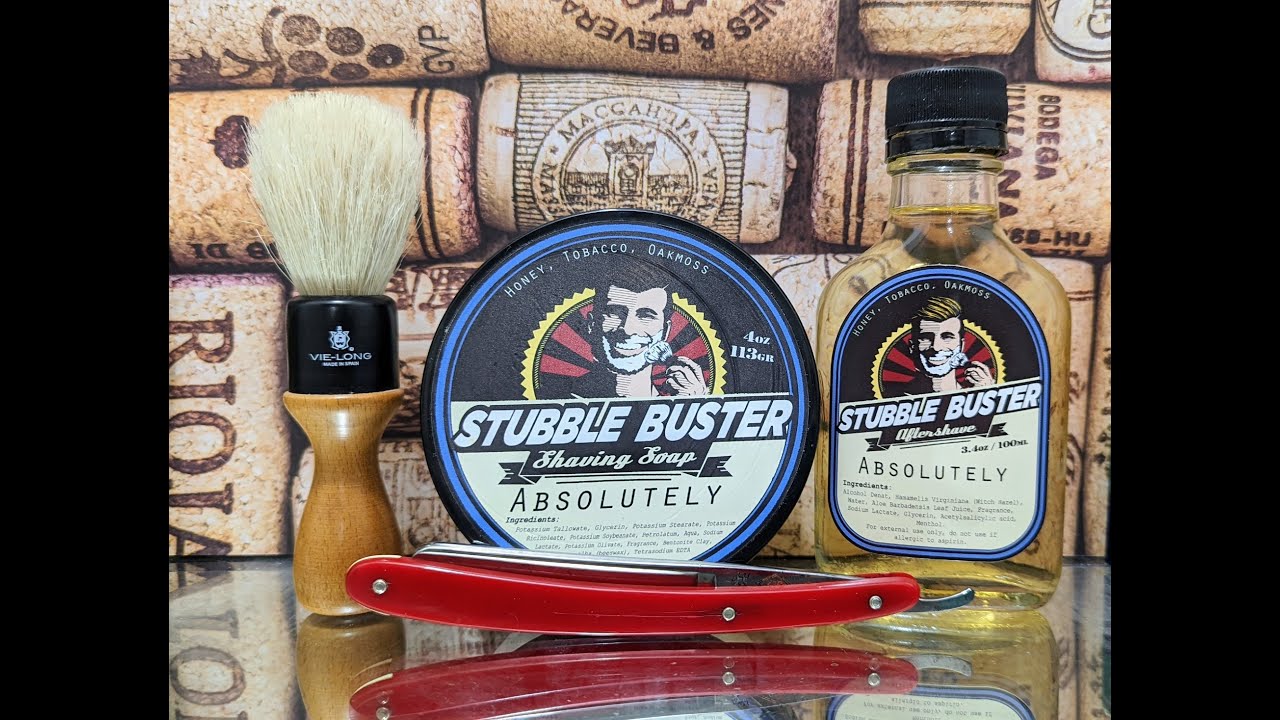 J.A. Henckels 410, Stubble Buster Absolutely soap & aftershave - YouTube