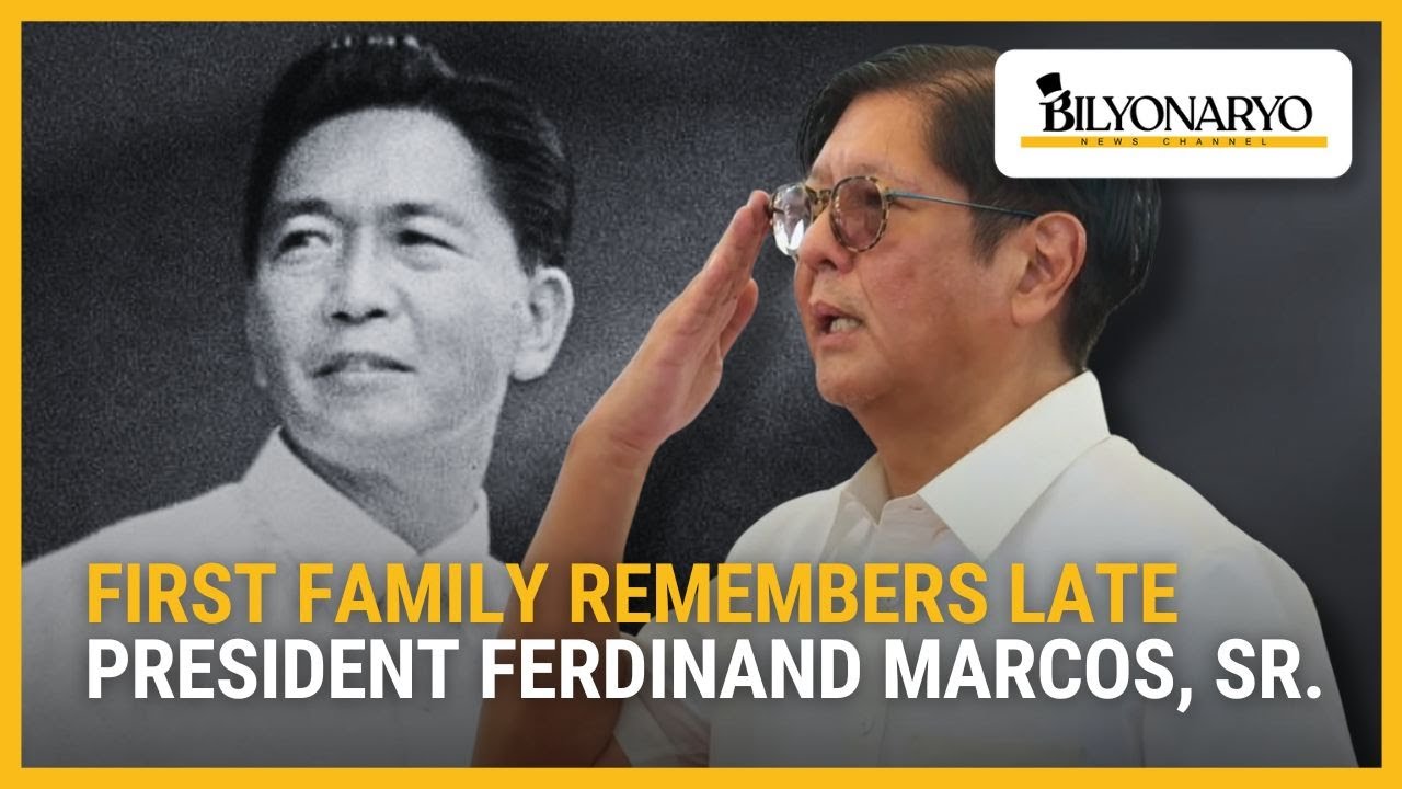 First family remembers late President Ferdinand Marcos, Sr. | The Daily ...