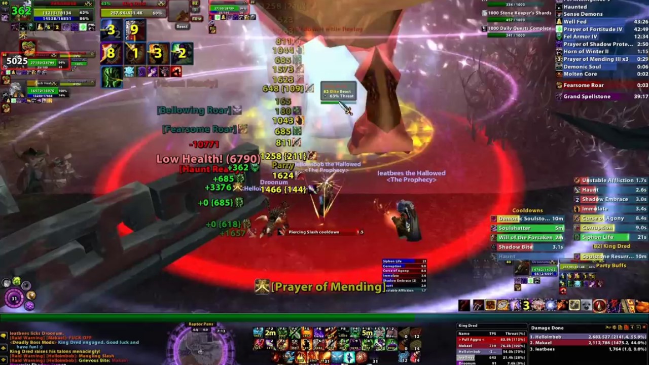 King Dred 3 man DtK Heroic - YouTube