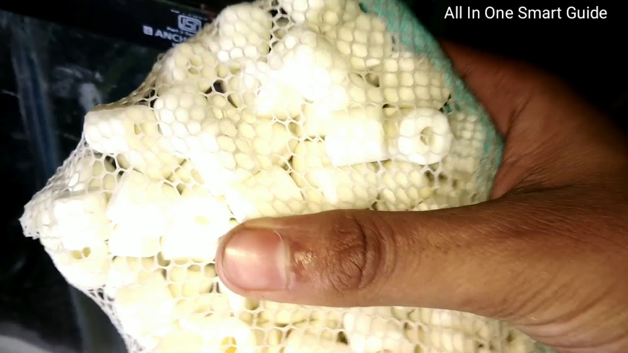 How to add filter media in sump filter - YouTube