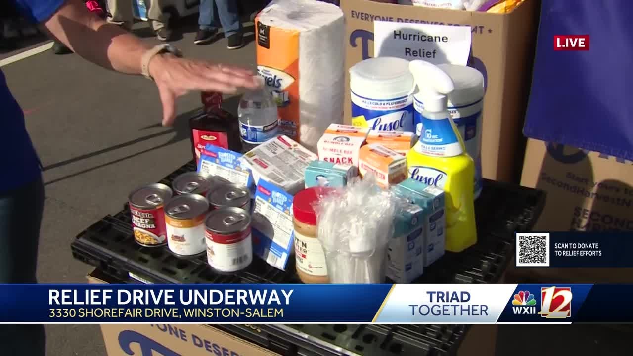 WXII 12's Lanie Pope gives update from Helene relief drive - YouTube