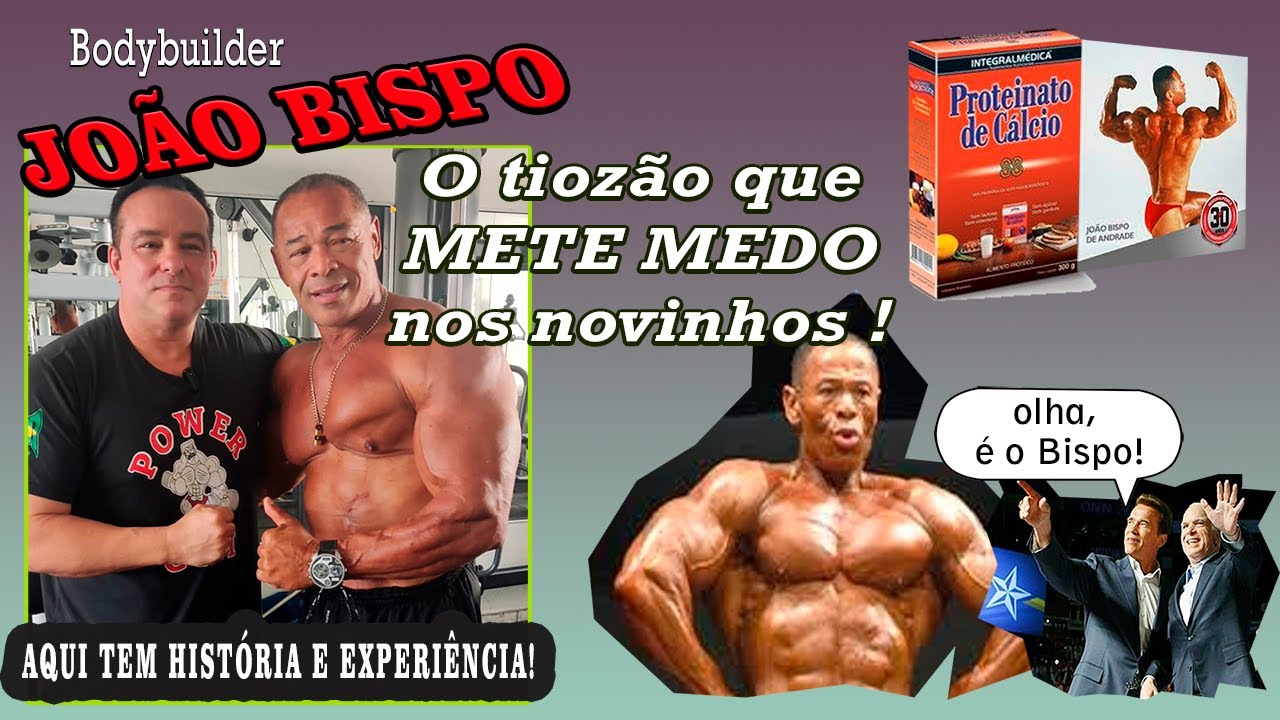 JOÃO BISPO - O brasileiro bodybuilder de 65 anos!!!! - YouTube