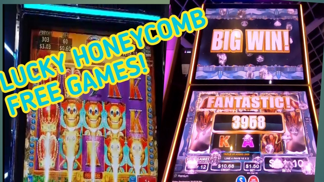 BONUSES ON LUCKY HONEYCOMB FREE GAMES & MOON MAIDENS FUN TO PLAY - YouTube