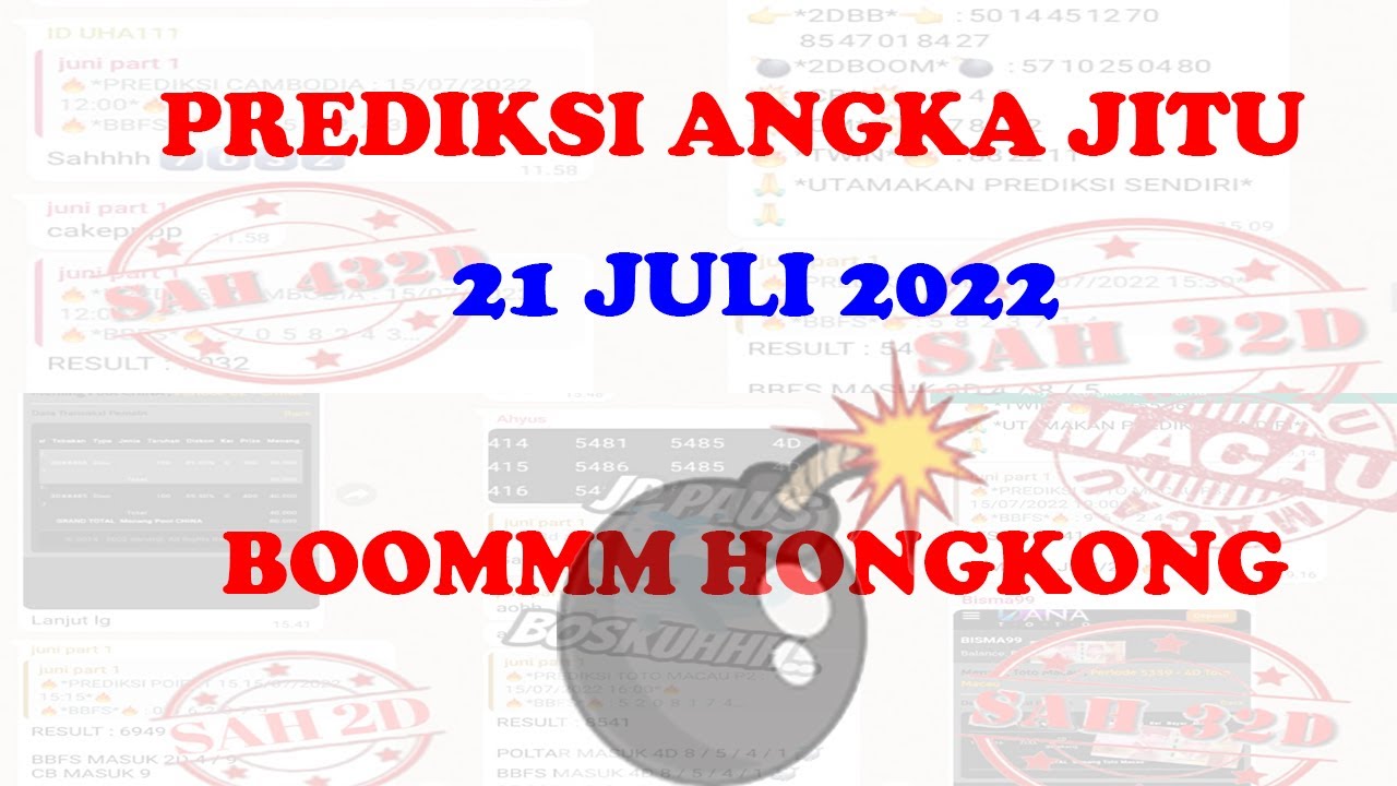 BOCORAN TOGEL HONGKONG HARI INI | PREDIKSI TOGEL 21 JULI 2022 | TOGEL ...