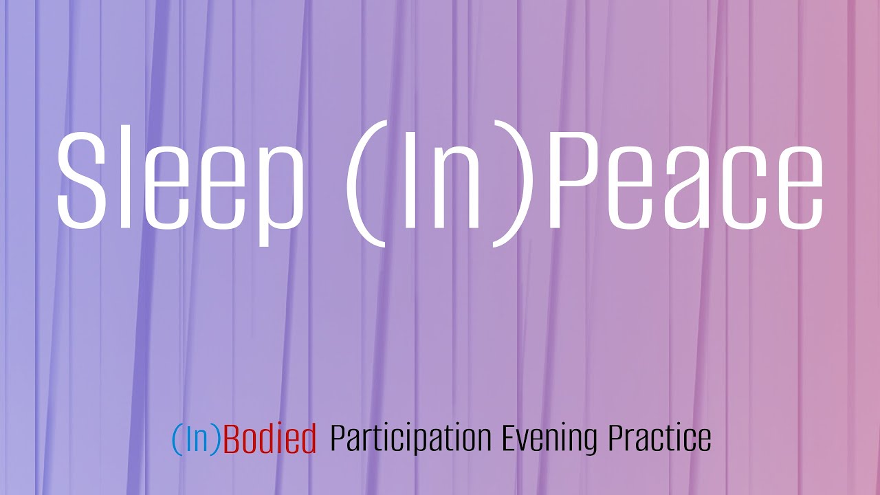 Wednesday Night - Sleep (In) Peace - YouTube