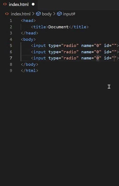 html radio buttons - YouTube