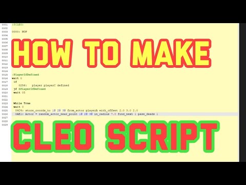 [CLEO SCRIPT] how to make Cleo Script mod GTA SA | gta sa Android and ...