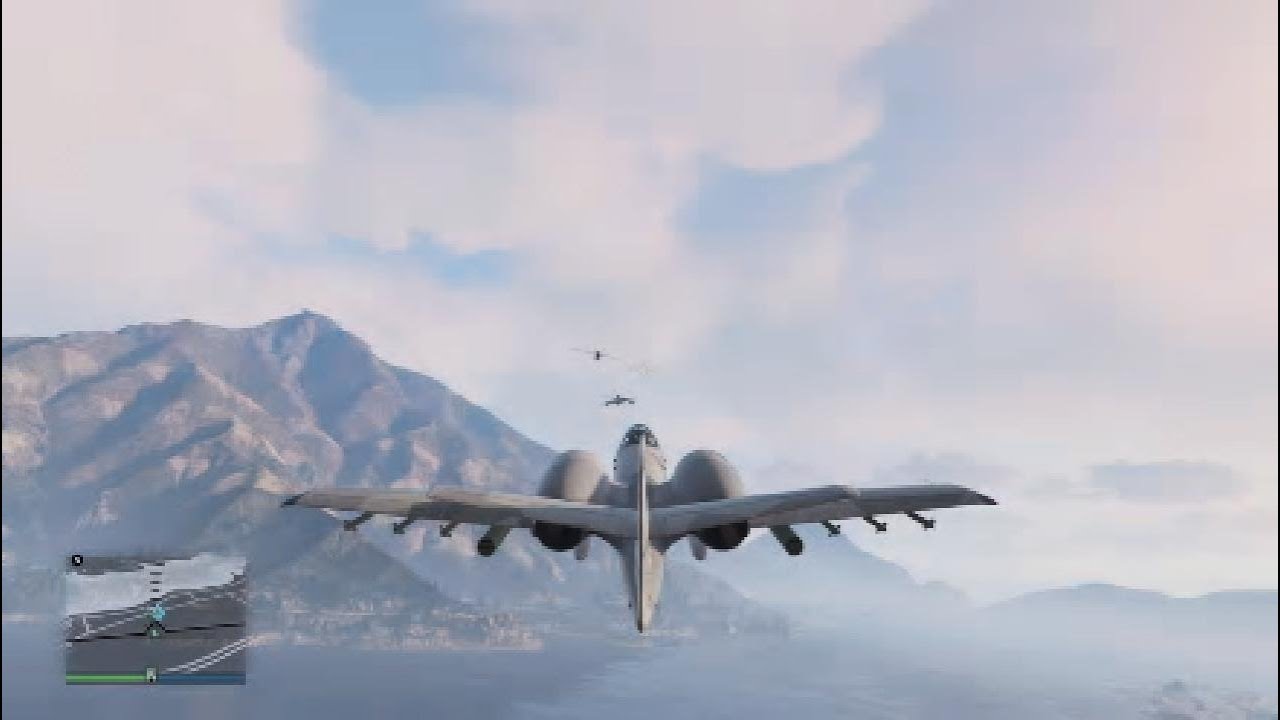 GTA Online B-11 StrikeForce vs Missile Jammer Plane - YouTube