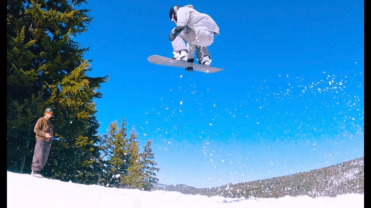Woodward Mt Bachelor - Bradley Dunham Spring Snowboarding - YouTube