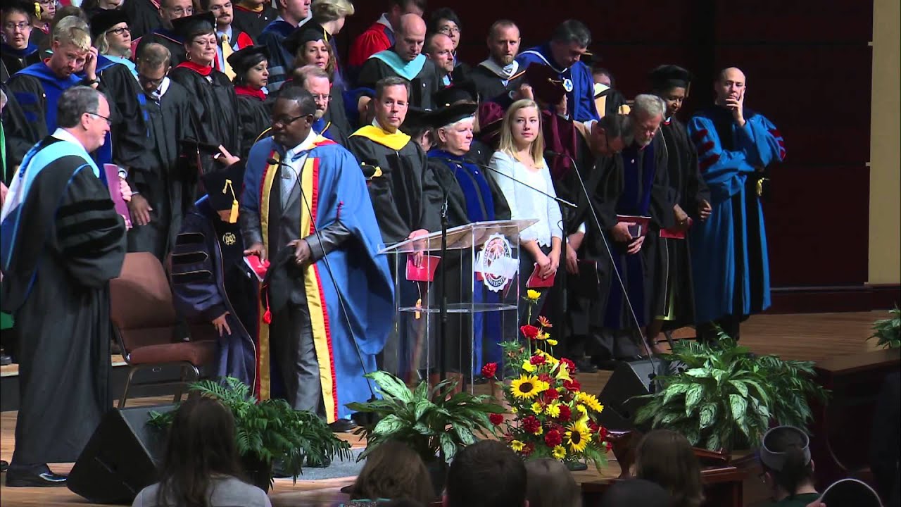 Indiana Wesleyan University Academic Convocation 2015 - YouTube