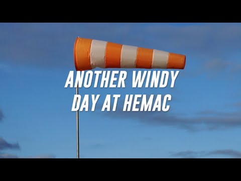 Another windy day at HEMAC. - YouTube