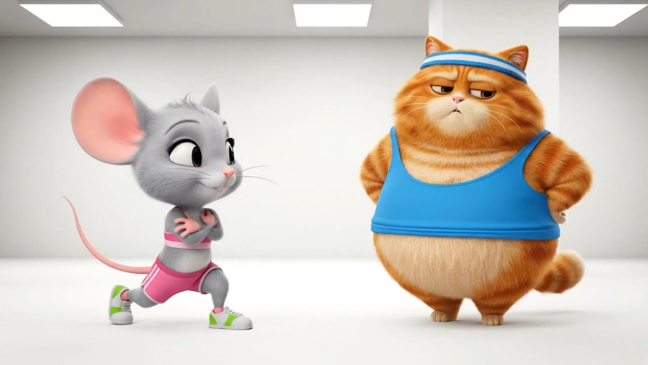Can You Resist Laughing at This Funny Cartoon Fat cat's Antics? Fat Cat ...