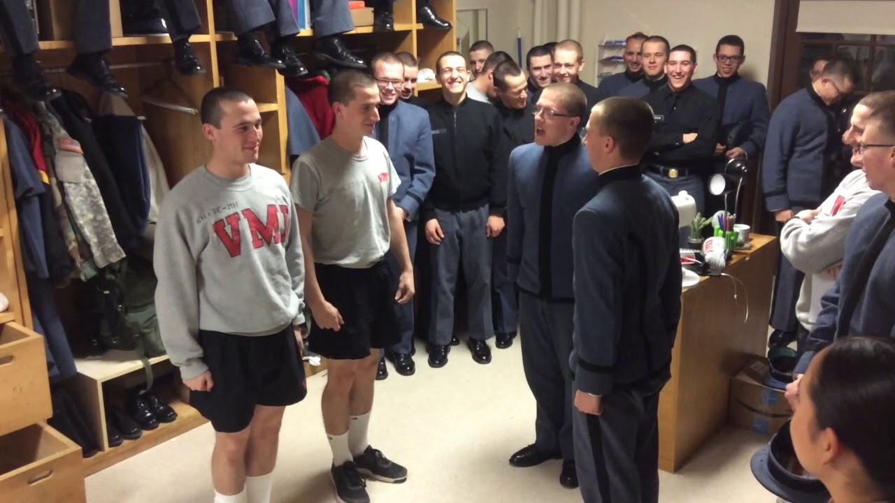 VMI Class of 21 Cadre Impersonation Night-Tiger Echo - YouTube