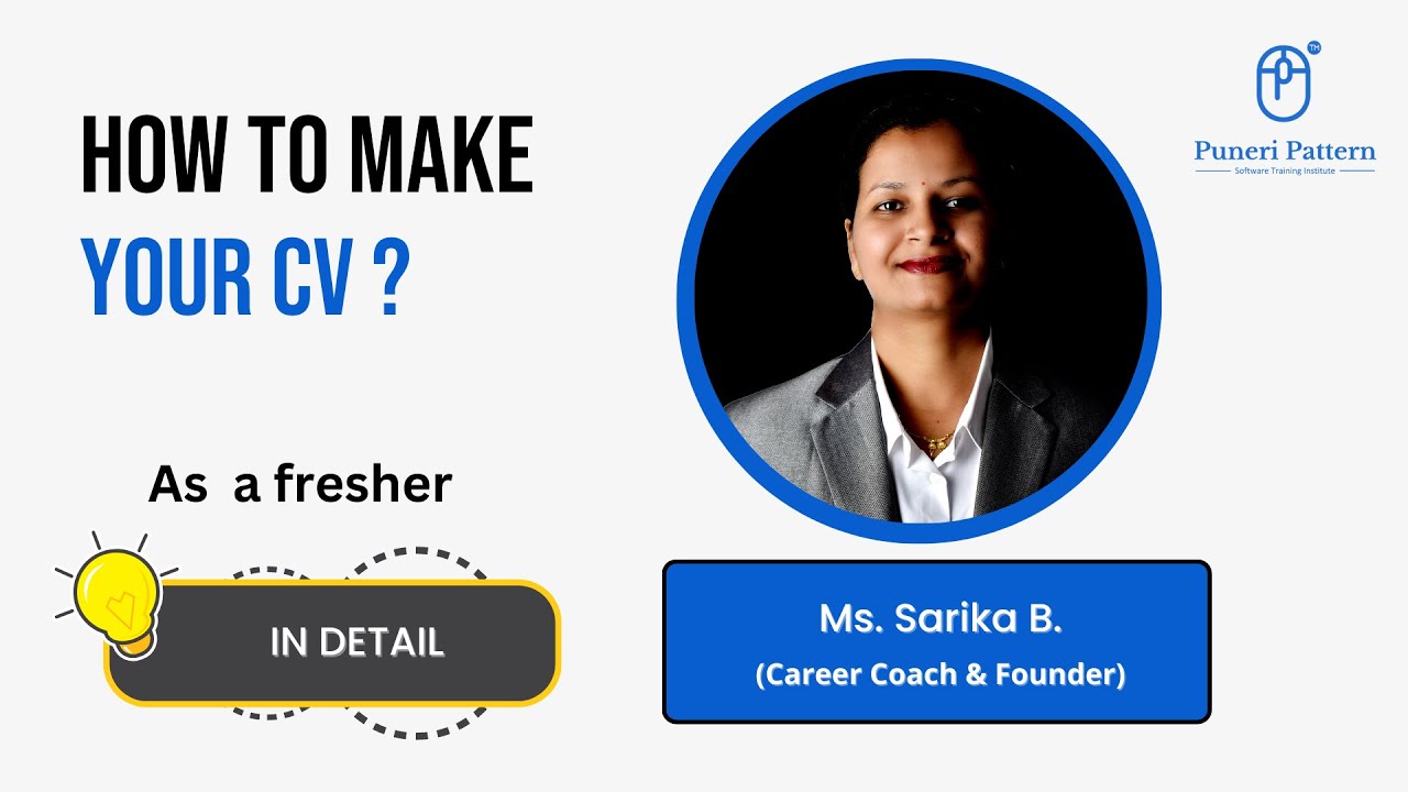 How to make your CV with Puneri Pattern #softwaretesting #fullstack # ...