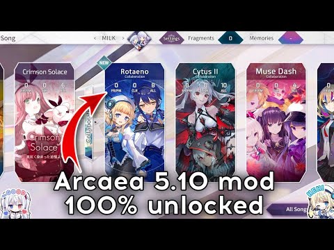 Arcaea mod v5.10.6 100% Unlocked All Songs [ link in description ] - YouTube