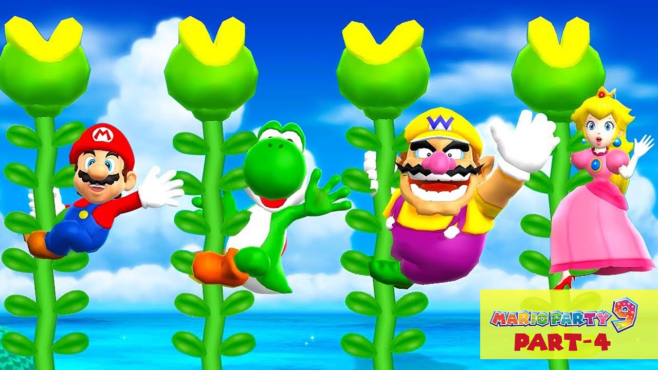 Mario Party 9 | Cat Character + Super Mario 3D World Part 4 | Mario ...