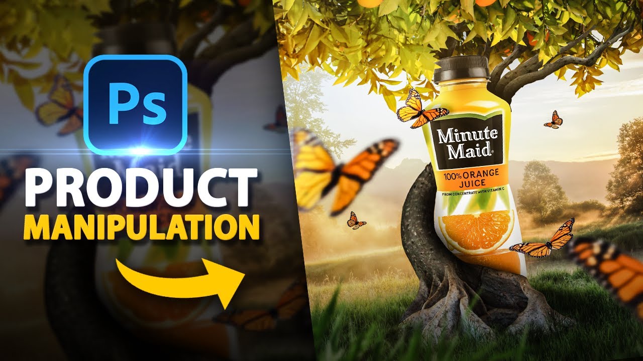 Creative Product Manipulation in photoshop 2023 Advertising Design ...