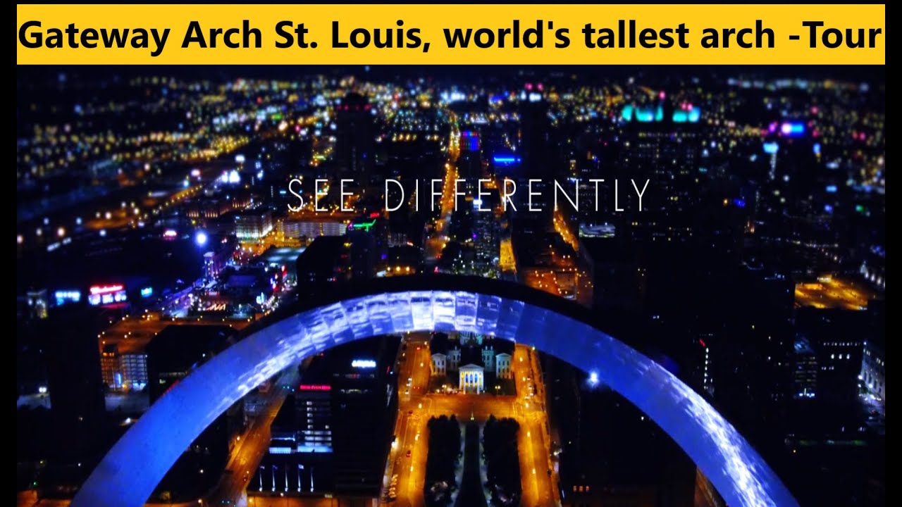 4K Gateway Arch St. Louis, Missouri USA, world's tallest arch ...