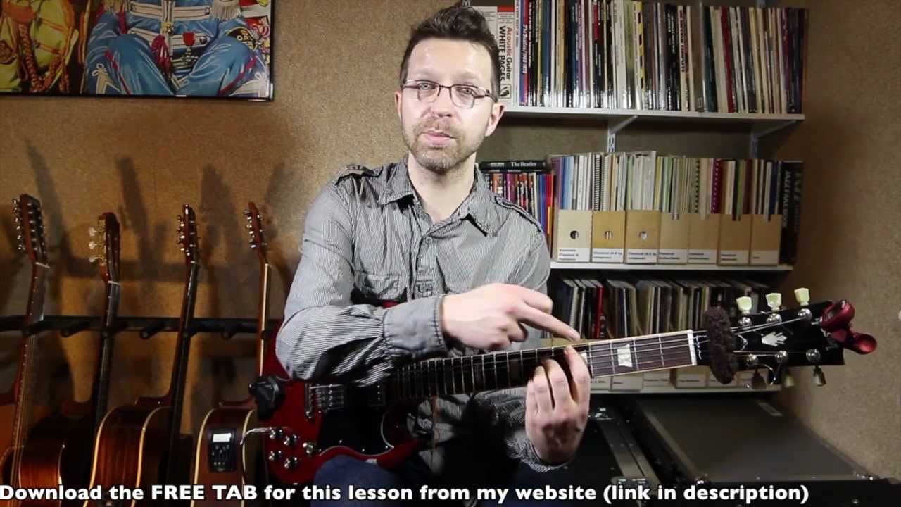 The CAGED System (Major): Lesson 1 - YouTube