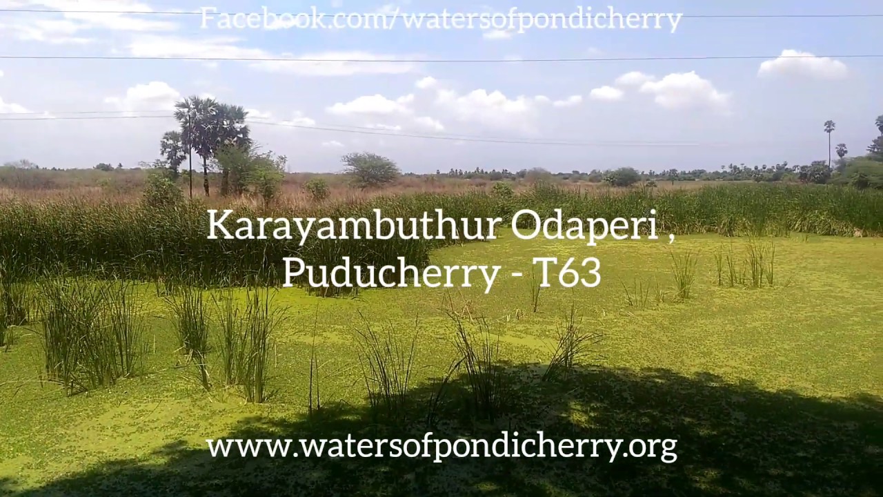 Karayambuthur Odaperi tank , Puducherry - T63 - YouTube
