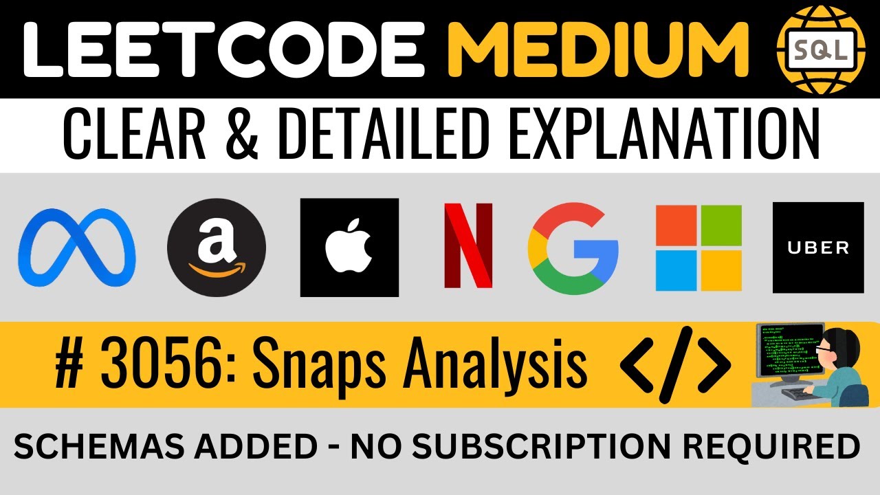 Leetcode Medium 3056 Snaps Analysis Solved By Everyday Data Science Case When Round Sum 5049