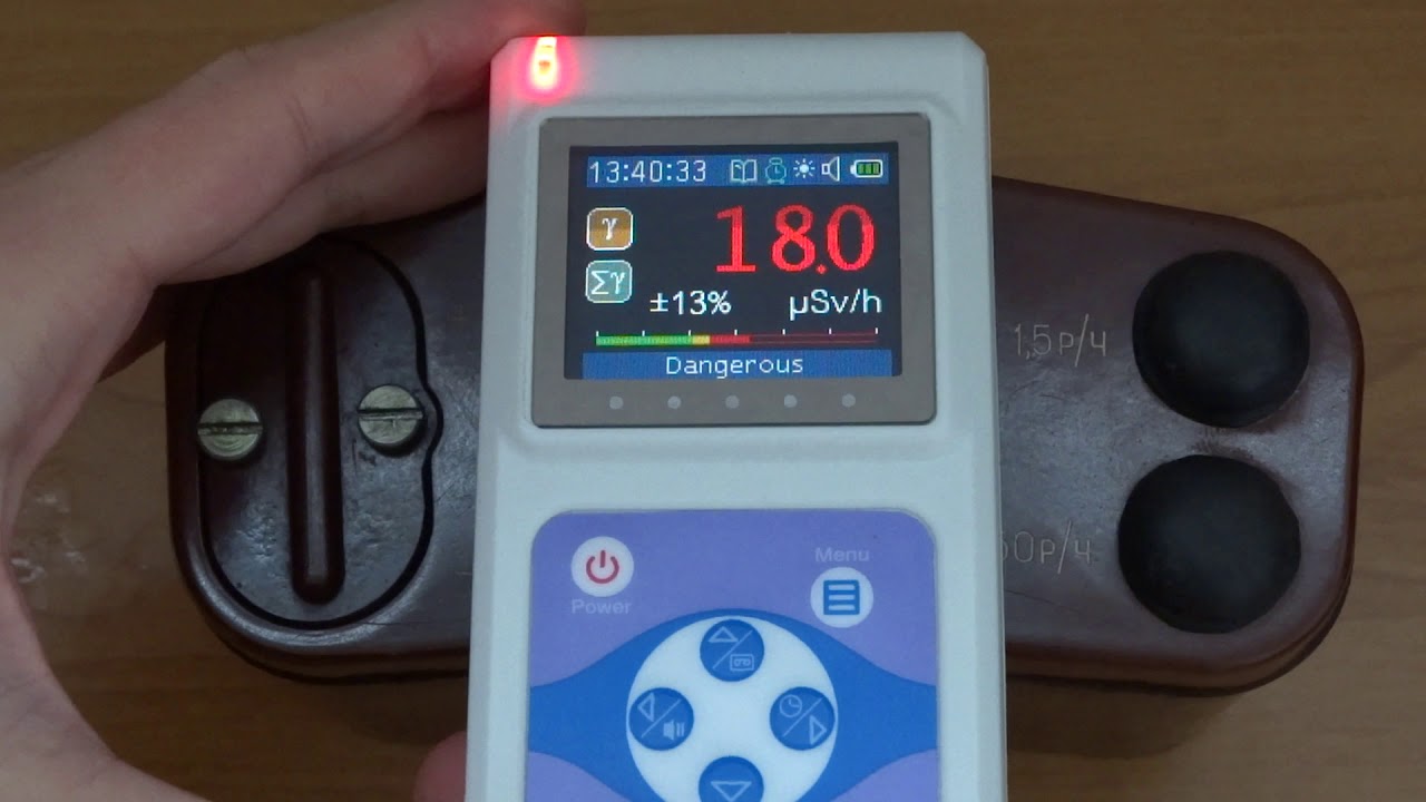 Dosimeter Dozymetr дозиметр RadiaScan 701A Radioactive Source Test 1 ...