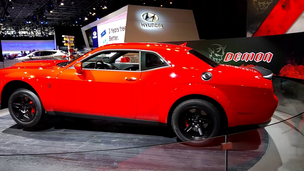 Dodge Challenger SRT Demon - New York Auto Show 2017 - YouTube